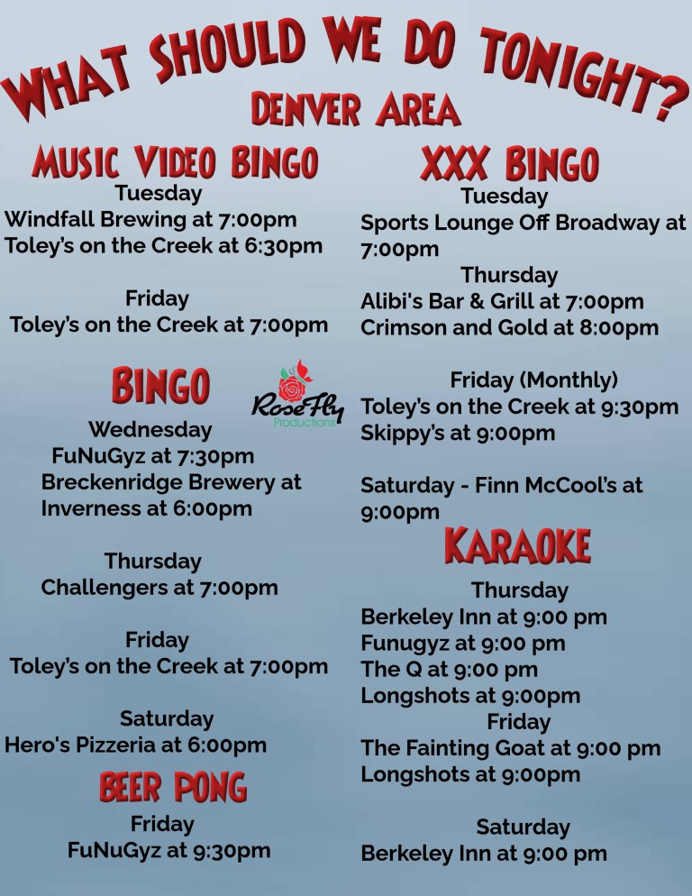 Weekly Shows – Professional Mobile Sound and Lighting